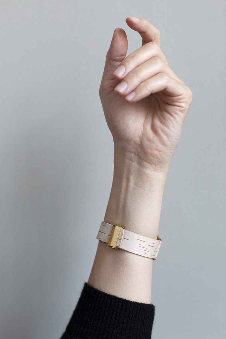 Birch Bark Apple Watch Strap - WEISSWALD - MOYA Birch Bark